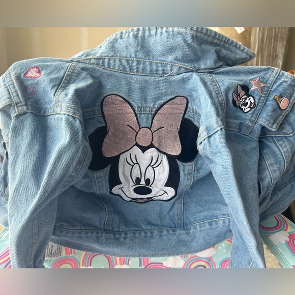 Disney | Jackets & Coats | Minnie Mouse Jean Jacket Purchased At Disney ...